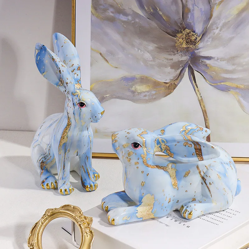 Resin-Rabbit-Sculpture-Creative-Animal-Sculptures-and-Statues-Modern ...