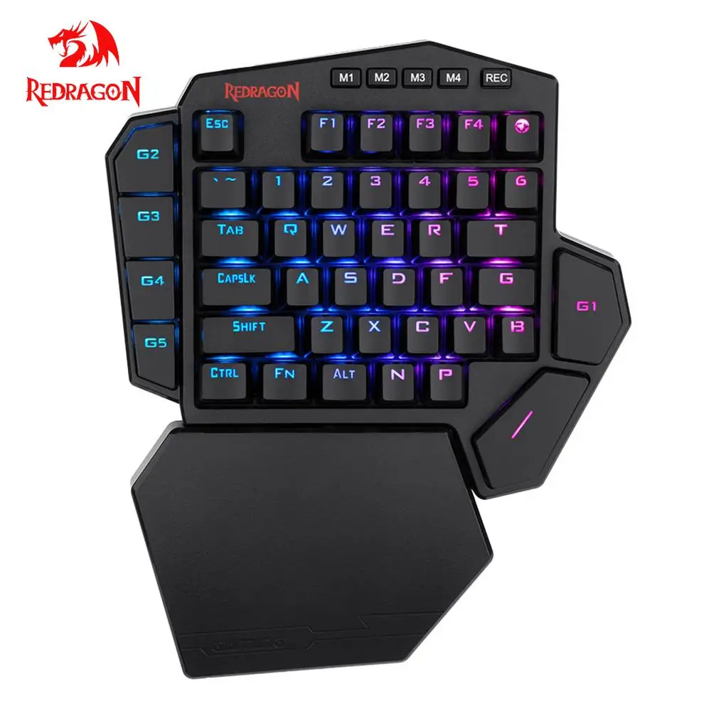 Redragon K585 Diti Elite Rgb 42 Key 2.4ghz Wireless One-handed ...