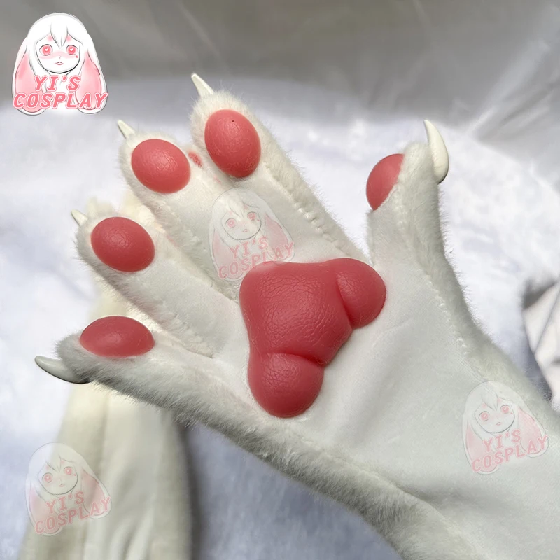 Kegurumi Fursuit Paws Furry Fur Paws Furries Costum Long Sleeve Animal ...