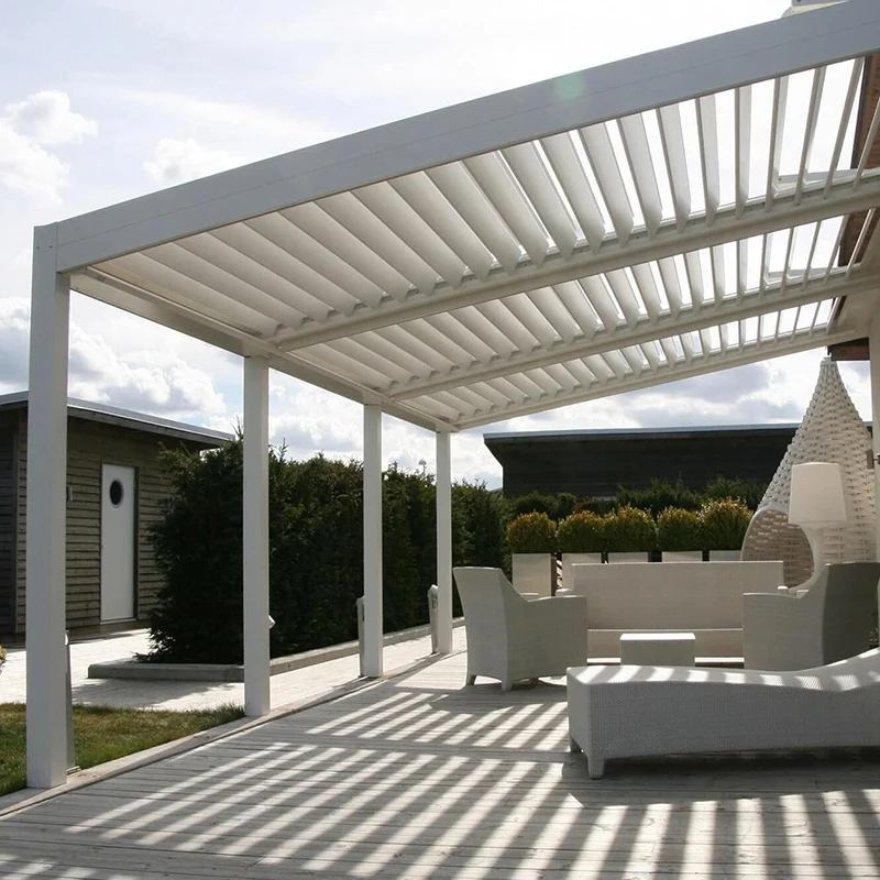 Alum-nio-exterior-personalizado-Louvered-Pergola-Modern-Garden-Pergola ...