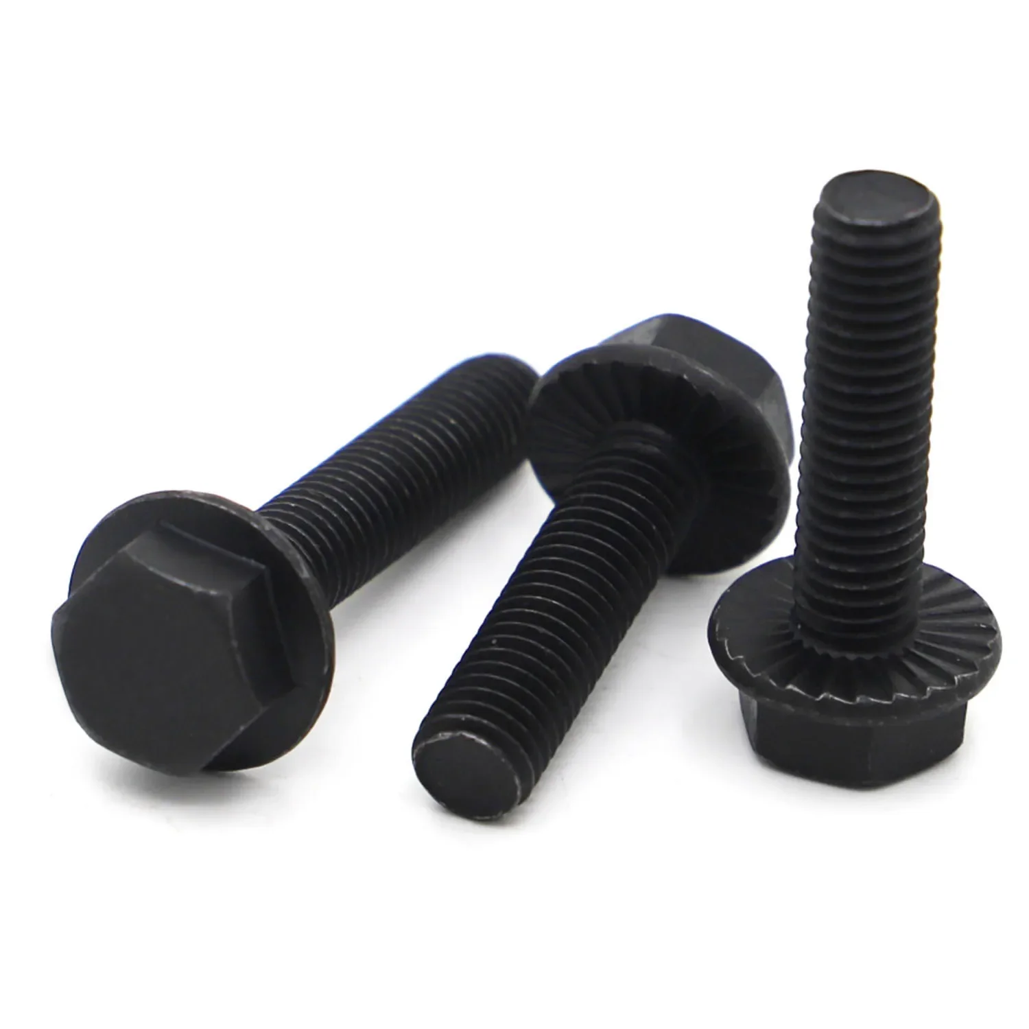 GB5789-M5-M6-M8-M10-M12-Black-10-9-Level-Carbon-Steel-Hexagon-Flange ...