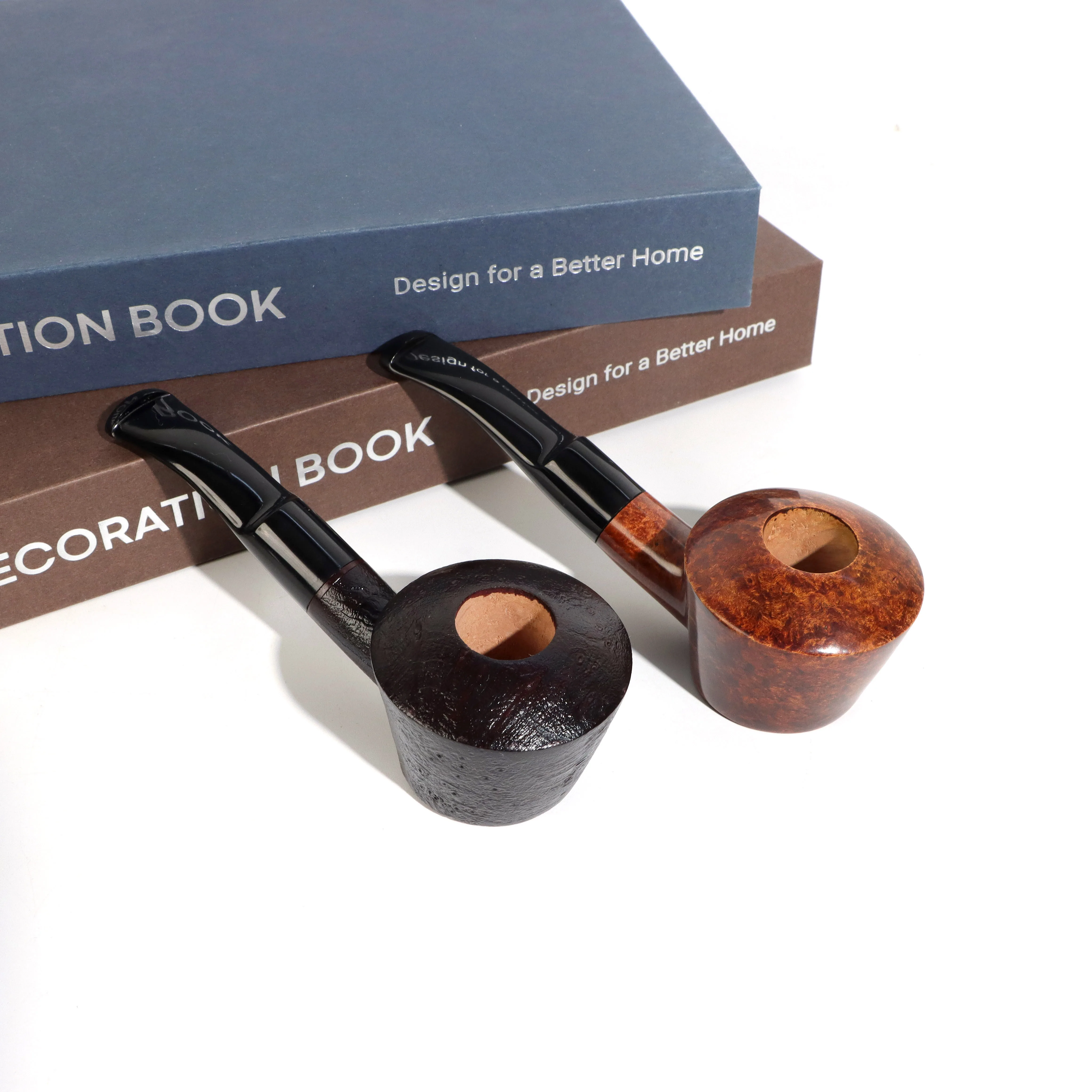 IDEA-PIPES-Handmade-pot-Shape-Briar-Wood-Tobacco-Pipes-Smooth-And ...