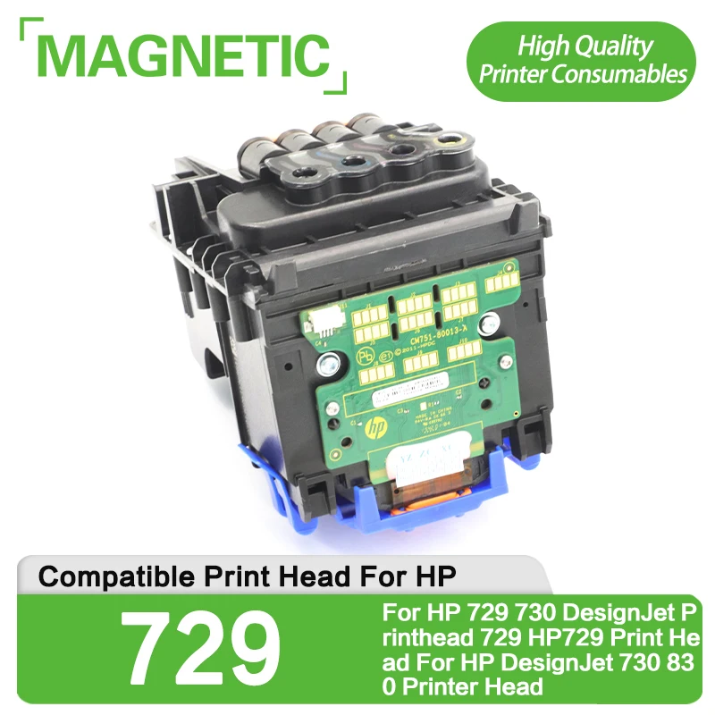 Magnetic-NEW-1PCS-HP-729-730F9J81A-For-HP-729-730-DesignJet-Printhead ...