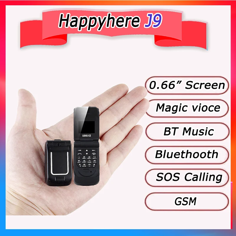 Mini-J9-Flip-cell-Phone-0-66-Smallest-Mobile-Phone-Wireless-Bluetooth ...