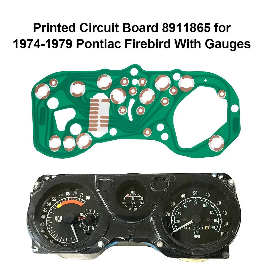 8911865-For-Pontiac-Firebird-Instrument-Cluster-Circuit-Board-With ...