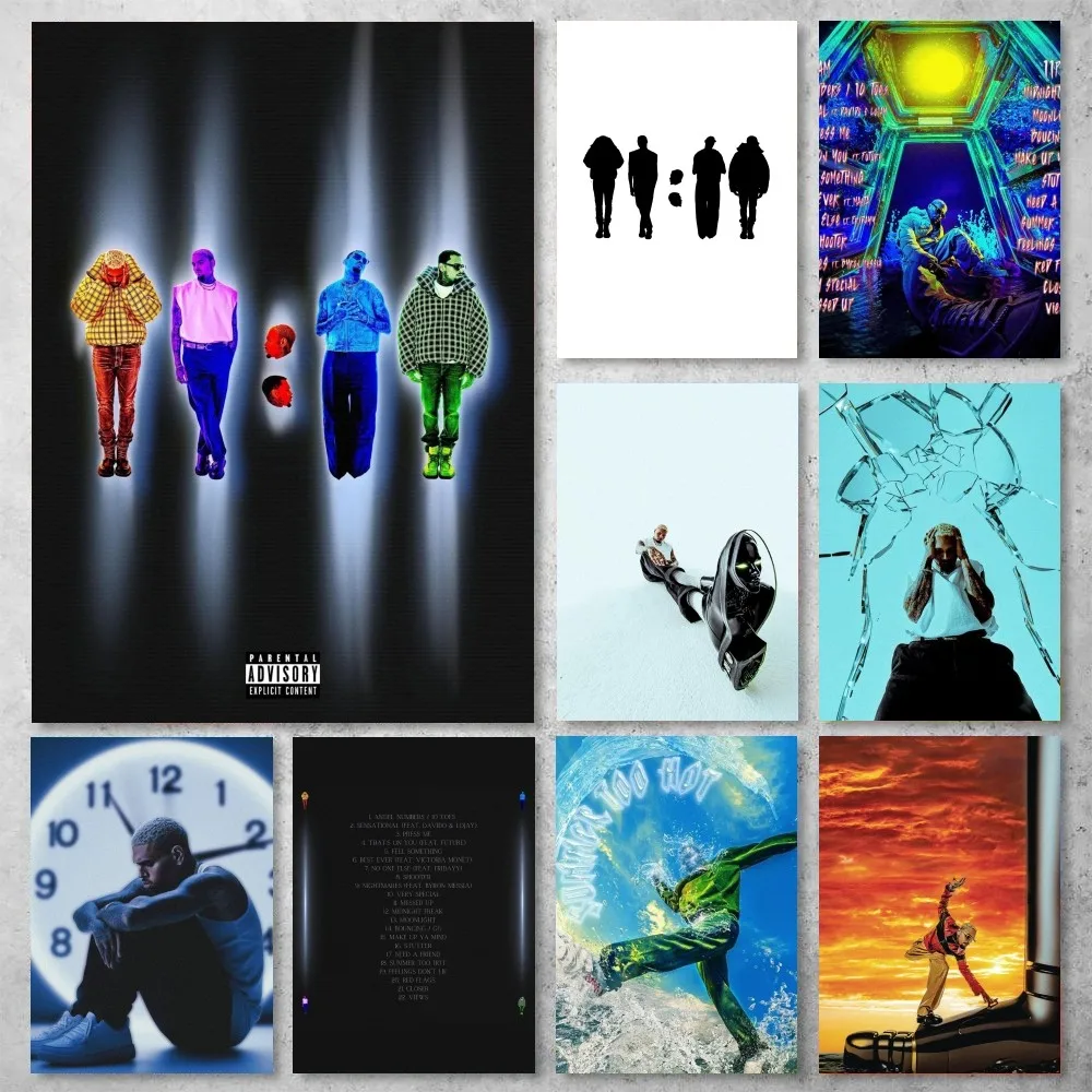 Chris Brown 11 11 New Album Poster Gallery Prints Self Adhesive Home ...