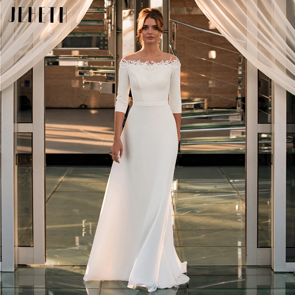 Simple Wedding Dresses With Sleeves 2022