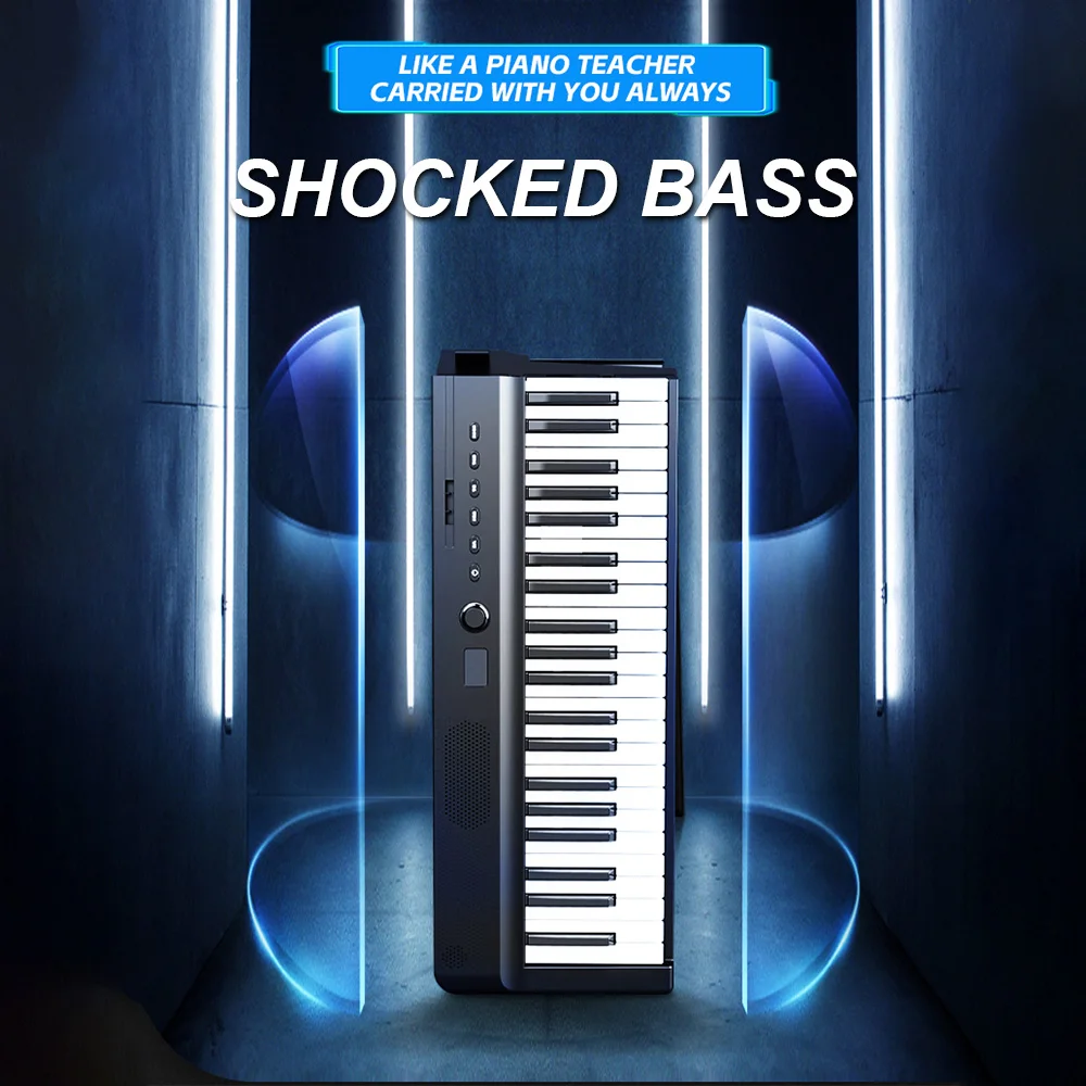 88Key-Folding-Electric-Piano-Multifunctional-Portable-Double-Keyboard ...