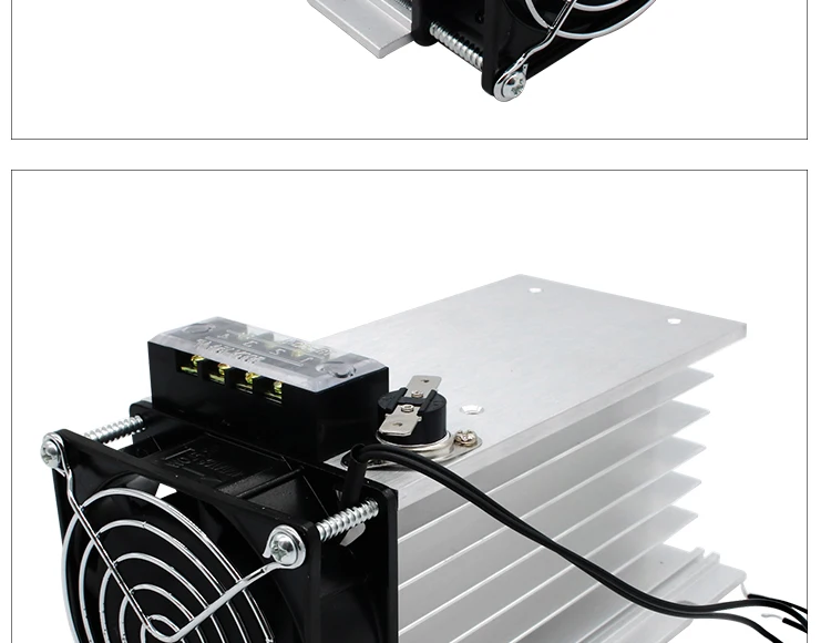 LCTC Radiator For Solid State Relay H-150 Heat Sink With Fan Radiator ...
