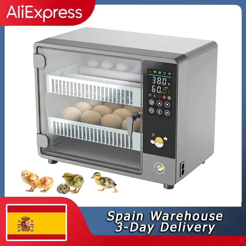 24-Eggs-Incubator-With-Drawer-Type-Egg-Incubator-Turner-With-Automatic ...
