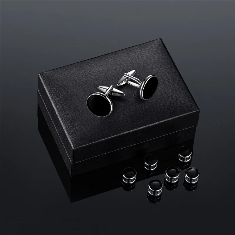 Cufflinks-For-Mens-Set-With-Box-Man-Shirt-Cufflink-Wedding-Accessory ...