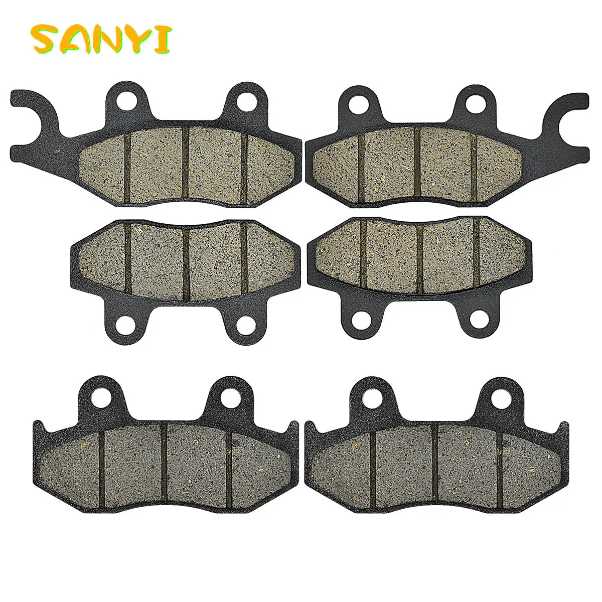 Motorcycle-Front-Rear-Brake-Pads-For-Yamaha-YFZ450-YFZ-450-ATV-YFZ450R ...