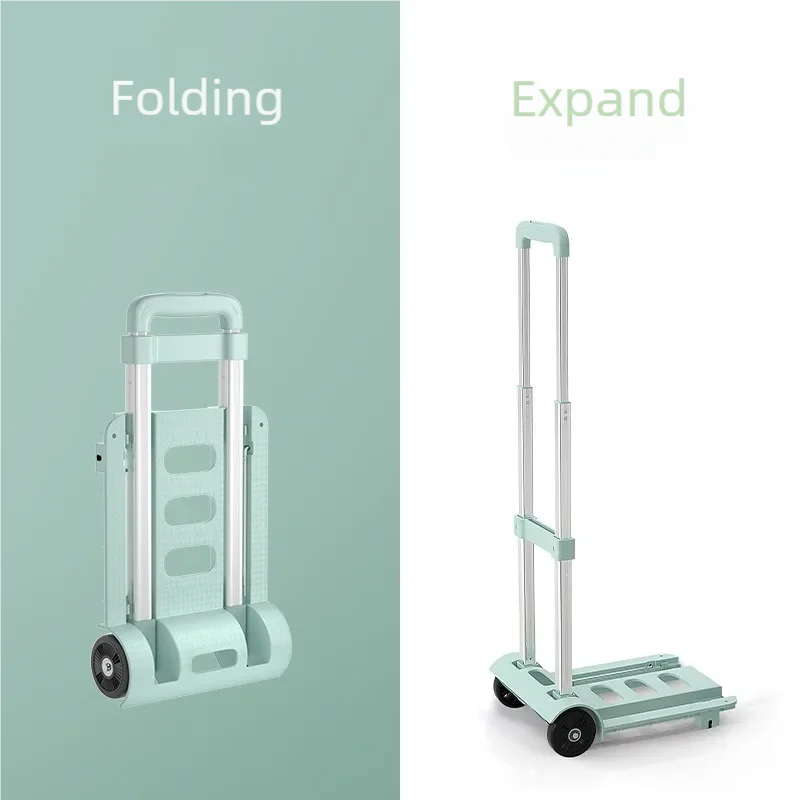 Hand-Carts-Trolleys-Small-Folding-Household-Portable-Cargo-Handling ...