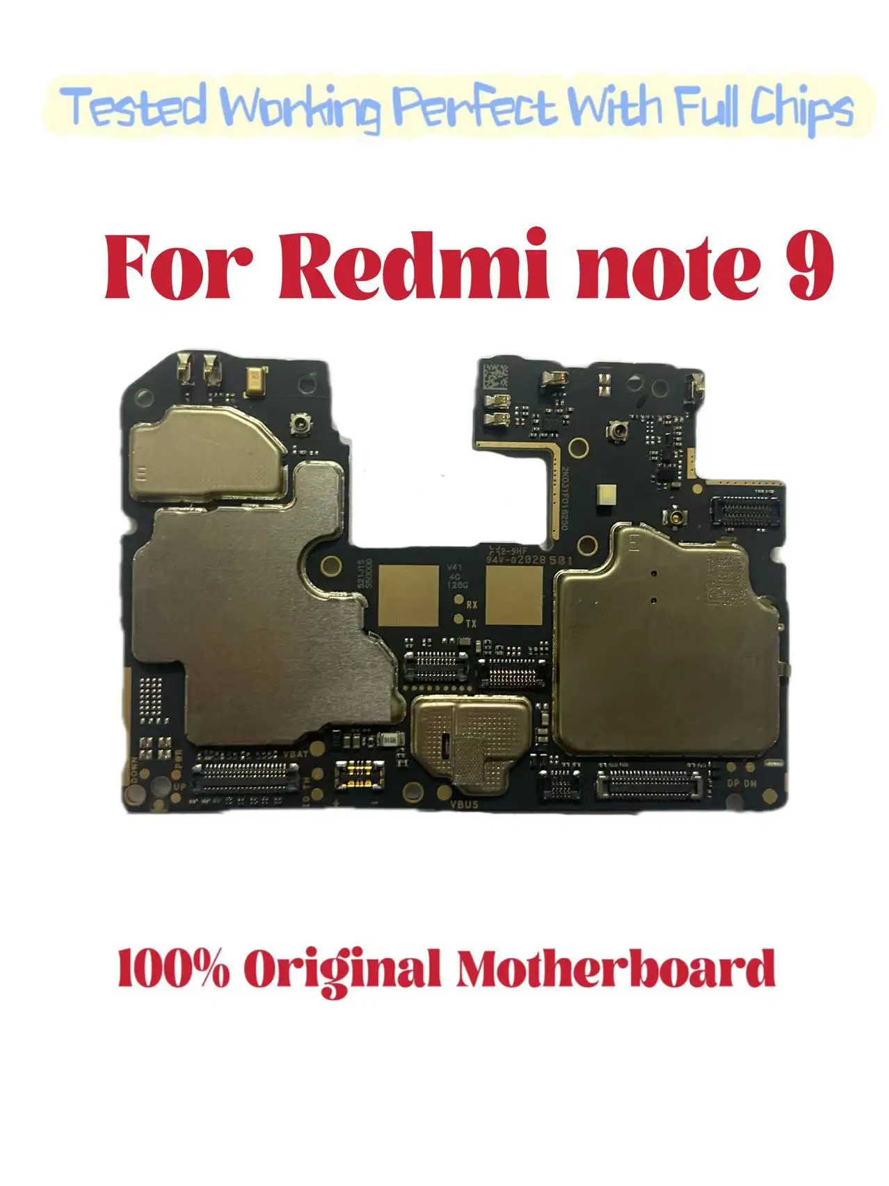 Original-Unlocked-Main-Board-for-Xiaomi-Redmi-Note-9-Mainboard ...