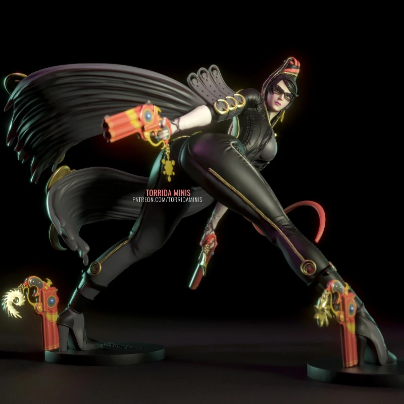 Bayonetta-figura-de-resina-completa-Kit-de-modelos-en-miniatura-de ...