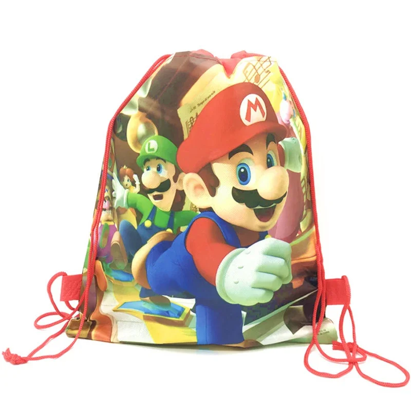 Bolsas de fiesta de Super Mario Bros, bolsa con cordón, regalo de ...