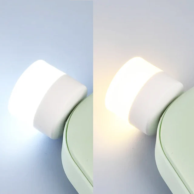 8pcs USB Plug Lamp Computer Mobile Power Charging Small Book Lamps LED Eye Protection Reading ...