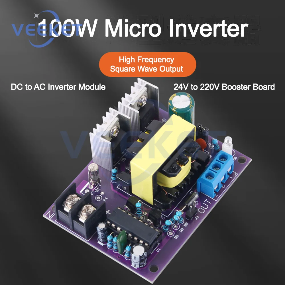 100W-Inverter-High-Frequency-Square-Wave-DC24V-to-AC0-110-220V-Boost ...