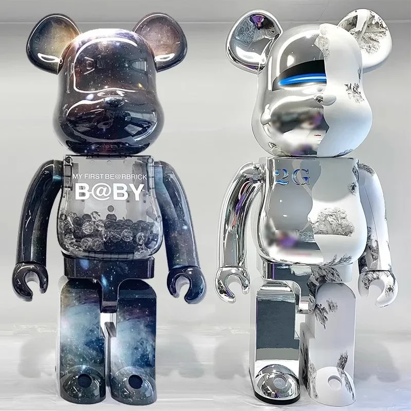 Figura-de-Bearbrick-chapada-en-oso-violento-estatuas-de-colecci-n-de ...