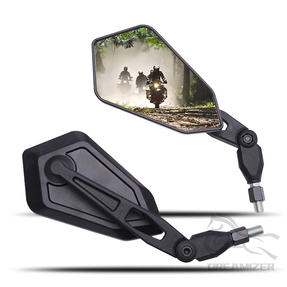 Motorcycle Rearview Mirror for Spiegel Paar Honda Yamaha Kawasaki ...
