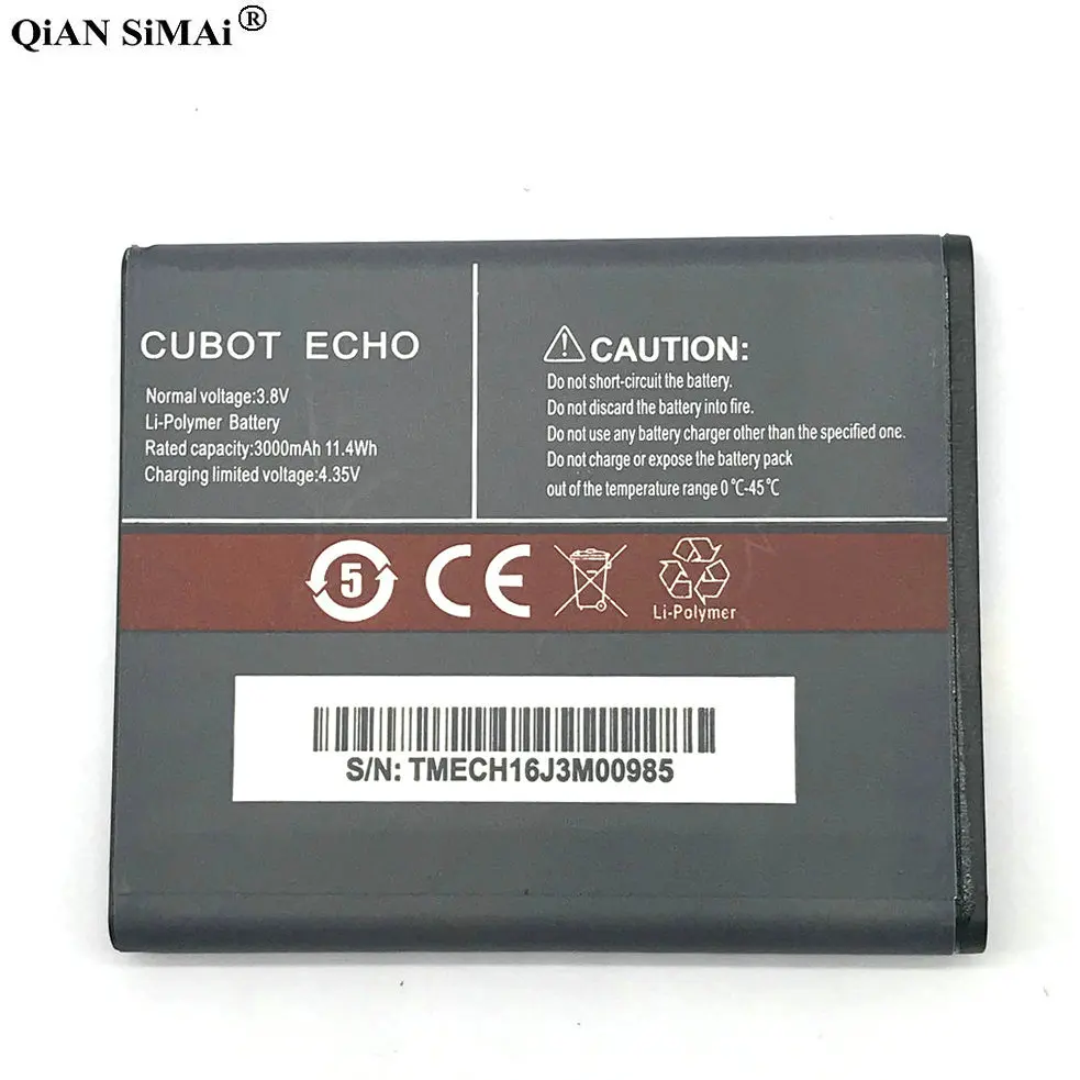 New High Quality 3000mAh battery Replacement For CUBOT ECHO phone ...