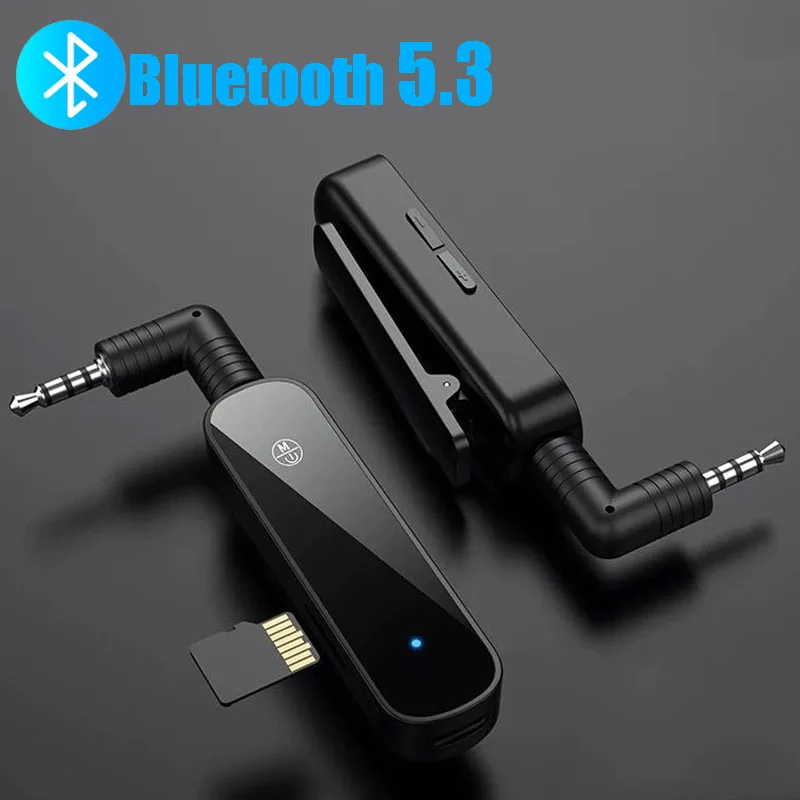 Car Bluetooth 5.3 Receiver Hifi Wireless Handfree Adapter Type C 3.5mm ...