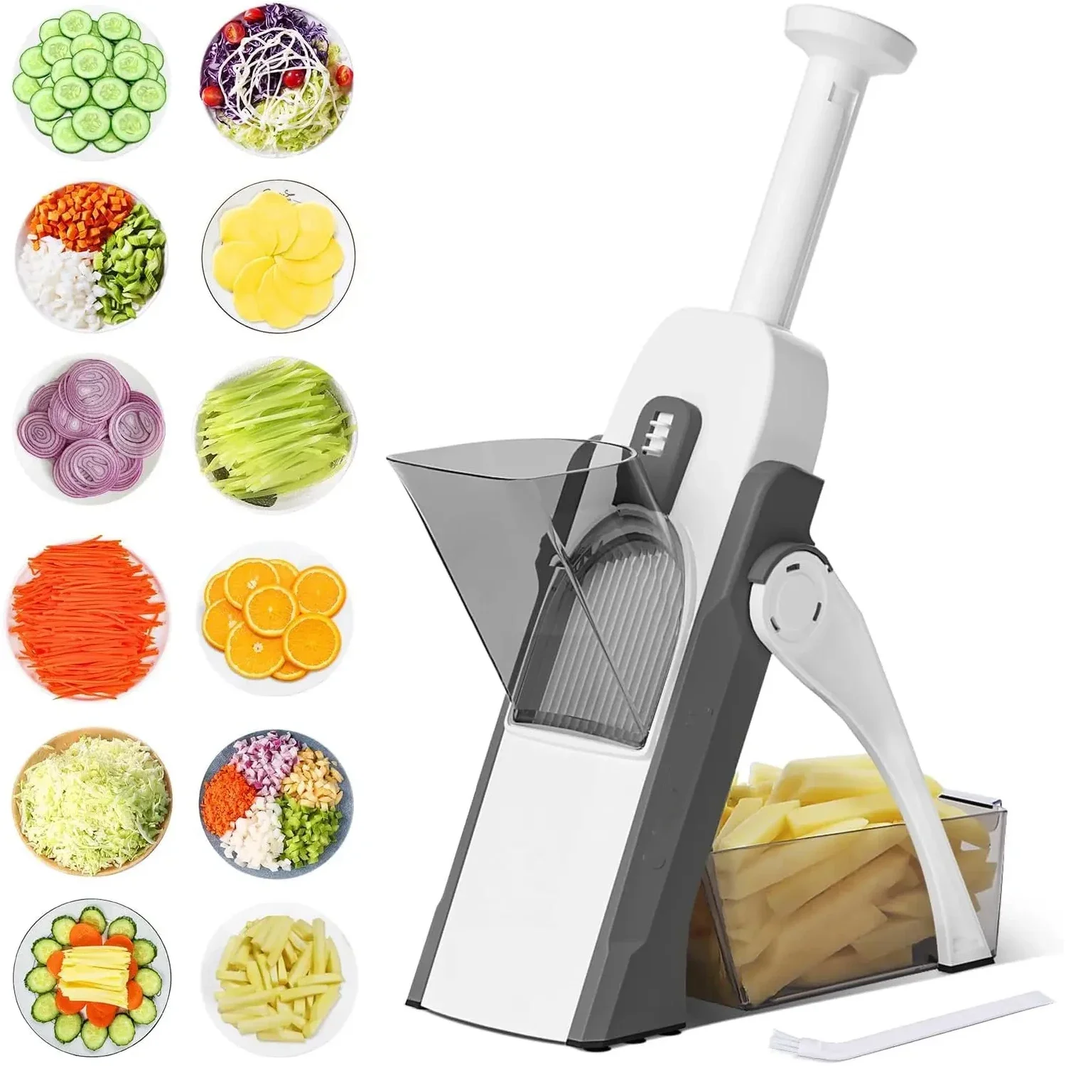 Multi-Vegetable-Chopper-Potato-Slicer-Food-Veggie-Cutter-Carrot-Grater ...