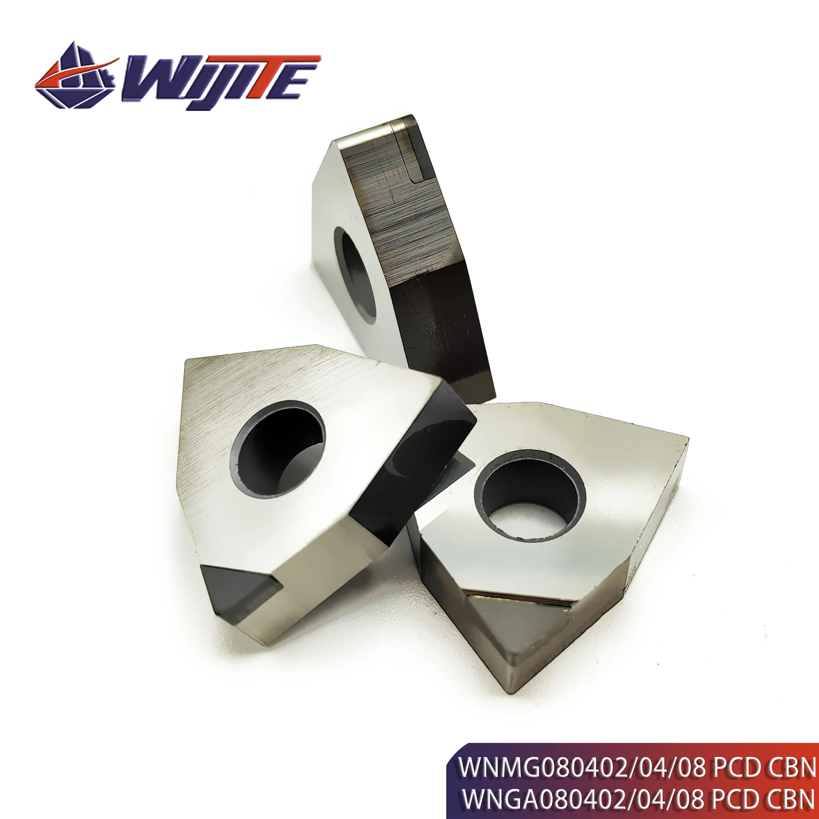 PCD WNMG080402 04 08 WNGA080402 04 08 Turning tool processing aluminum ...