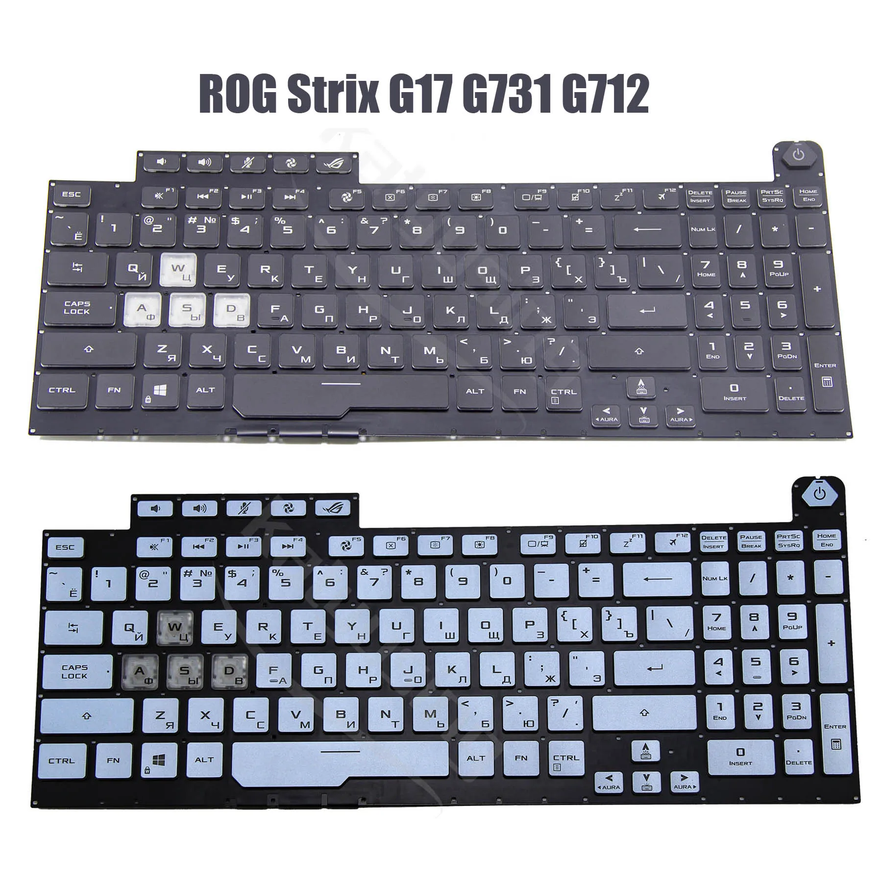 RU-US-SP-Keyboard-for-Asus-ROG-Strix-G17-G731-G731G-G731GT-G731GU ...