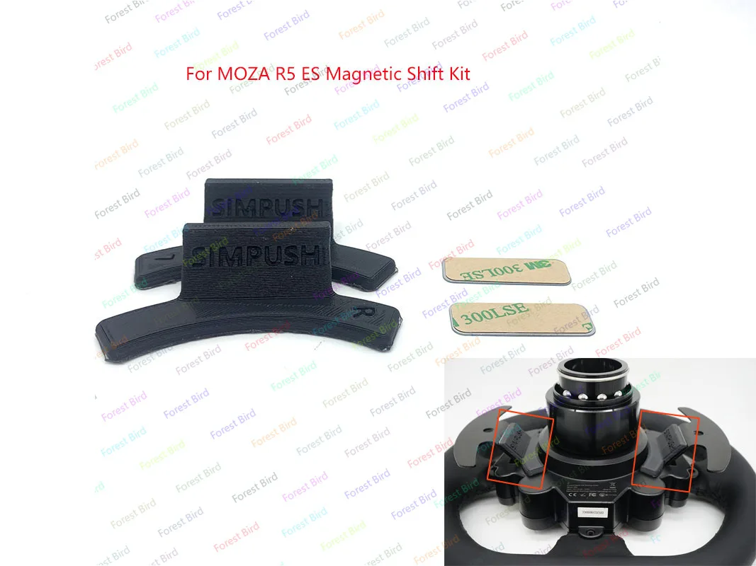 For MOZA R5 ES Magnetic paddle shifter mod Modification Kit - AliExpress 15