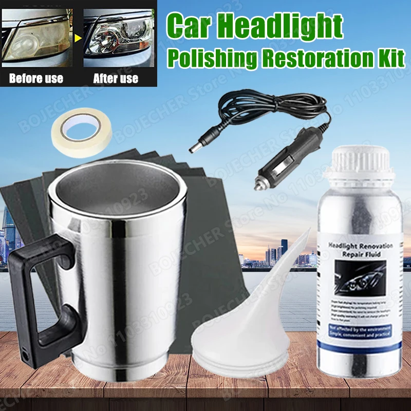 Car-Headlight-Polishing-Kit-100ML-50ML-Headlight-Restoration-Liquid ...