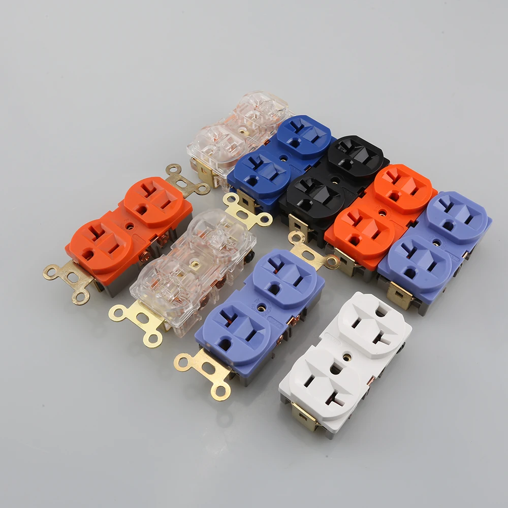 2pieces-4pieces-Audiocrast-US-AC-Duplex-Receptacles-Wall-Outlet-Power ...