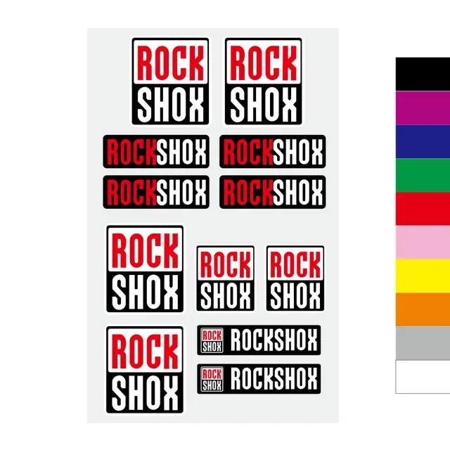 Rock Shox Logo Vinyl Decal Rockshox Pike SELECT + Fork Stickers 2020
