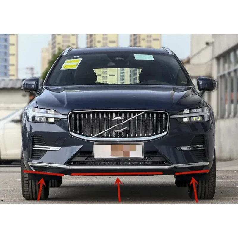 Auto Left or Middle or Right Front Bumper Cover Strip Trim Chrome ...