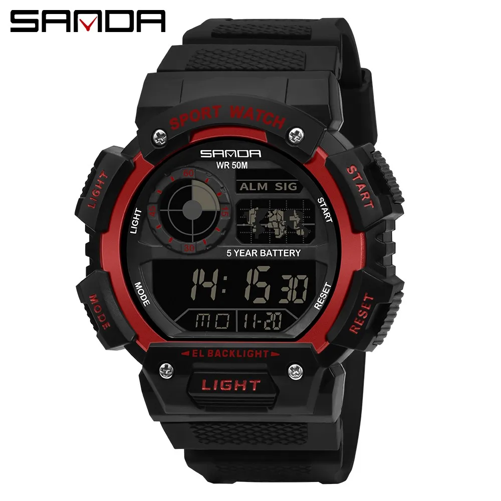 Sanda-reloj-Digital-deportivo-para-hombre-cron-grafo-de-pulsera ...
