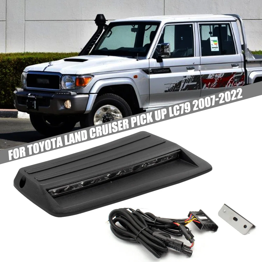FOR TOYOTA LAND CRUISER PICK UP LC79 2007 2008 2012 LED Blue Light Bar ...