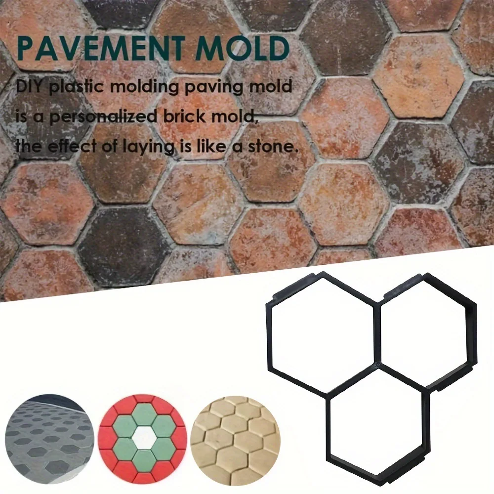 Manual Paving Cement Block Mould Reusable Plastic Paving Tools Concrete ...