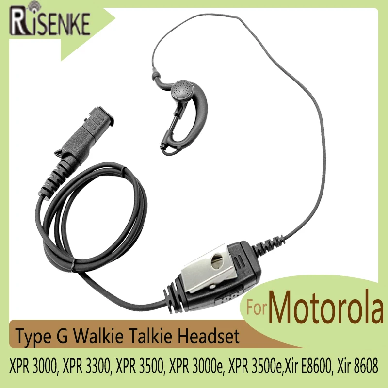 Type-G-Walkie-Talkie-Headset-Earpiece-Mic-for-Motorola-XPR3300-XPR3500 ...