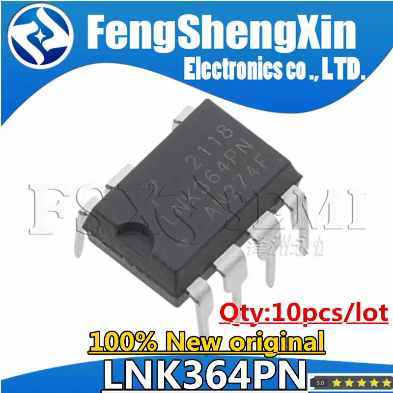10pcs-lot-LNK364PN-DIP7-LNK364P-DIP-LNK364-364PN-DIP-7-power-supply ...