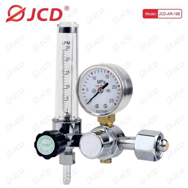 QHTITEC 0-30Mpa Argon Regulator Argon CO2 Mig Tig Flow Meter Gas ...
