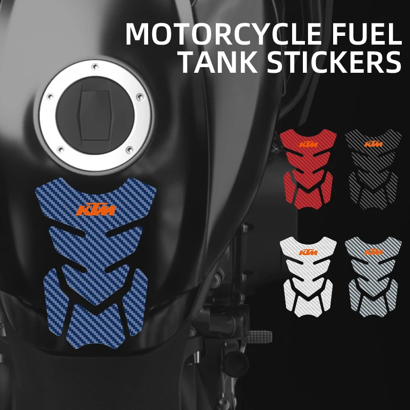 Motorcycle Carbon Fiber Fuel Tank Protector Decals Oil Cap Cover Pad ...