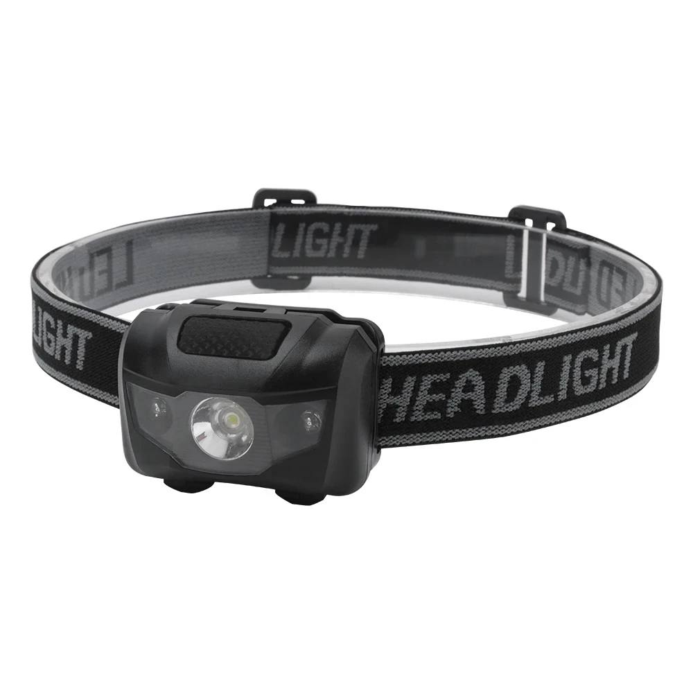 3W Powerfull Mini Headlamp Red Light LED Headlight 4-Mode Waterproof ...