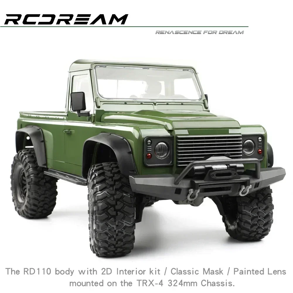 RCDream-Wild-Defender-RD110-2Door-Pickup-Hard-Body-Single-Cab-324mm ...