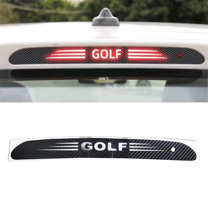 1PC-Carbon-Fiber-Car-Stickers-Of-High-Mounted-Stop-Lamp-High-Brake ...