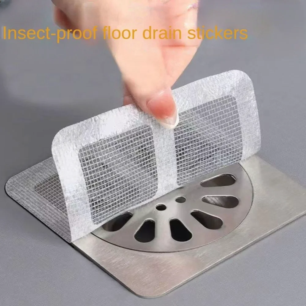 20pcs-Gray-Floor-Drain-Sticker-Filter-Grab-Hair-And-Other-Smudge-Drain ...