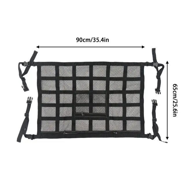 Car Ceiling Cargo Net Pocket Automotive Roof Storage Organizer Load ...