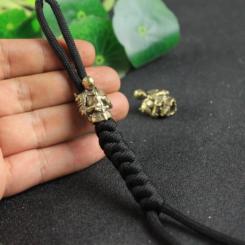 EDC-Retro-Paracord-Beads-Vicissitudes-Templar-Knight-Brass-Crusader ...
