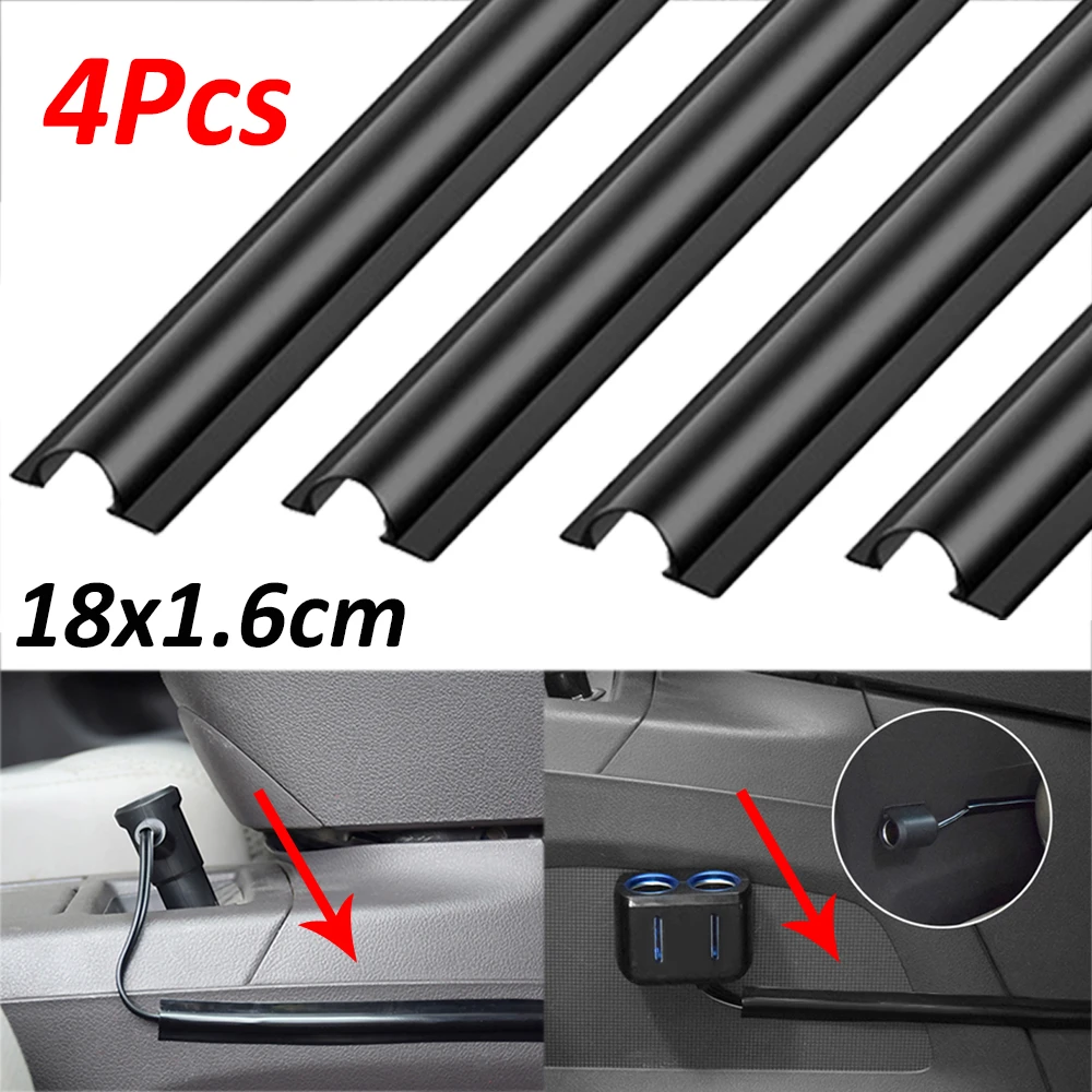 Cubierta de Cable oculta Universal para coche, organizadores de Clips ...