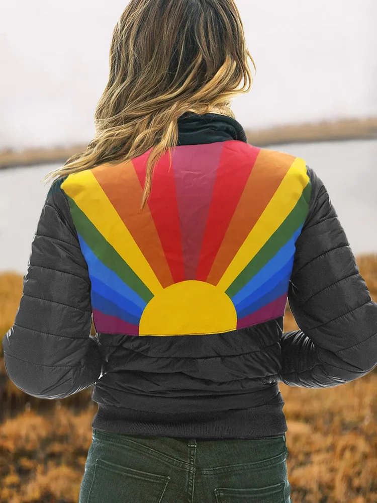 Winter-Coat-for-Women-Very-Warm-Padded-Jacket-Fashion-Rainbow-Down-Coat ...