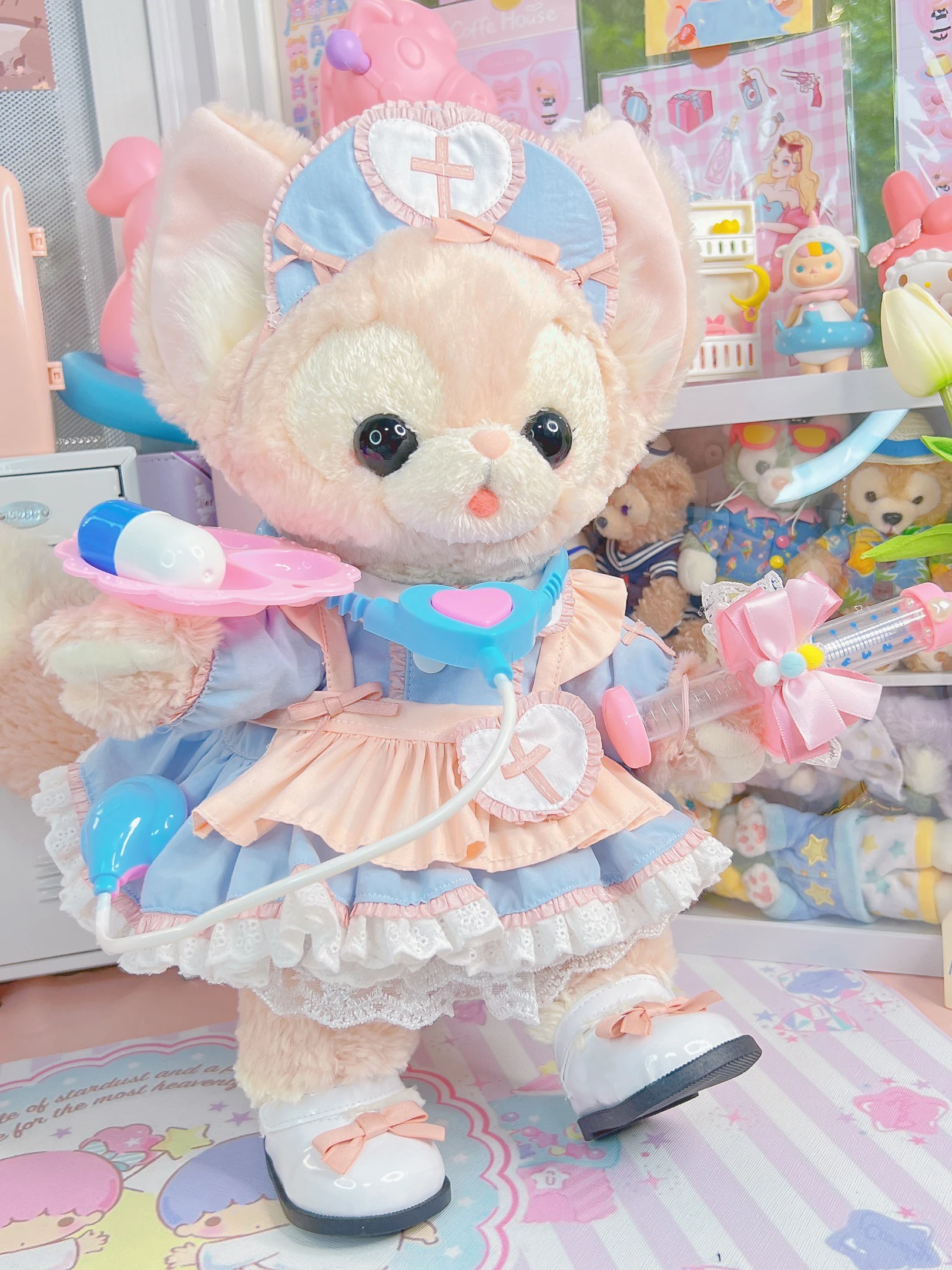 LinaBell-Nurse-Uniform-Plush-Doll-Clothes-Replacement-Princess-Skirt ...